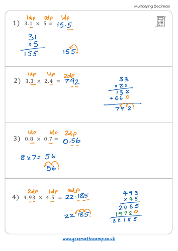 Multiplying Decimals Worksheet | Teaching Resources