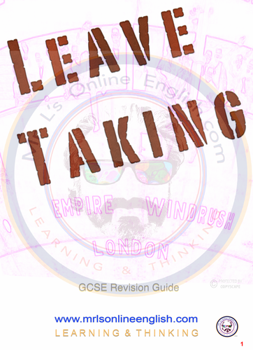 Leave Taking GCSE Revision Guide | Teaching Resources