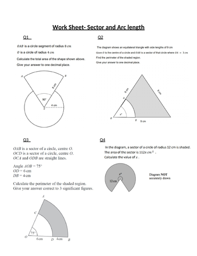 Circles cylinders cones and spheres | Teaching Resources