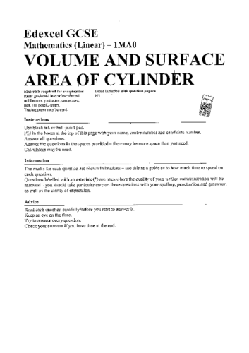 Circles cylinders cones and spheres | Teaching Resources