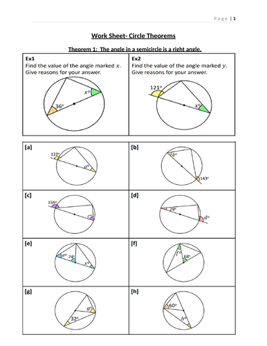 Circle Theorems | Teaching Resources