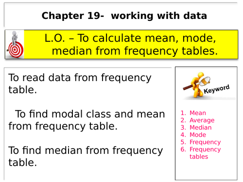 Working with data - maths | Teaching Resources
