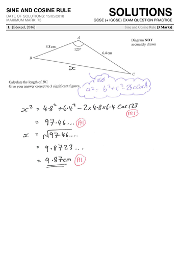 Further Trigonometry | Teaching Resources