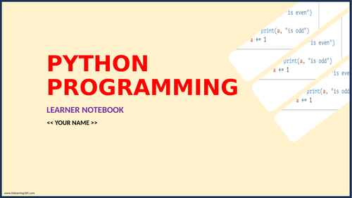 Mission :: Python Programming | Teaching Resources Mission :: Python Programming | Teaching Resources