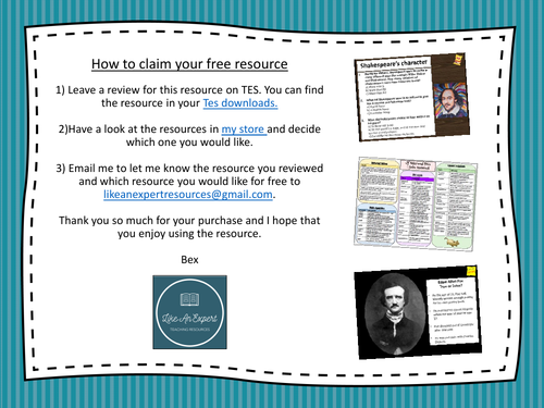 Cambridge IGCSE 0500: Paper 1 Q3 Writing a Creative Response | Teaching ...