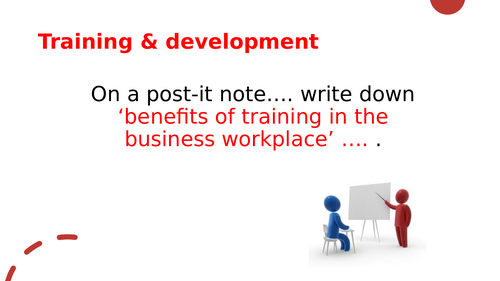 Unit 21 Training And Development Teaching Resources