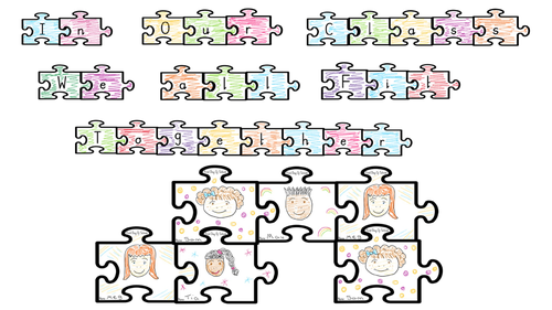 Puzzle Piece Classroom Display | Teaching Resources