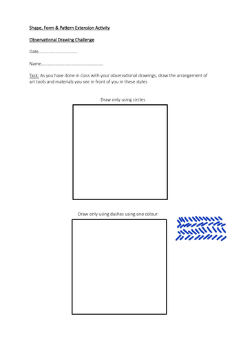 KS3 Shape, Form & Pattern Scheme of Work | Teaching Resources