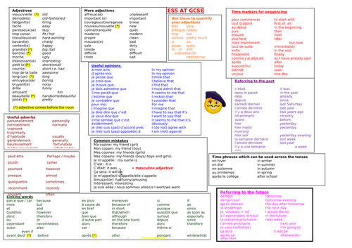 Success GCSE French bundle | Teaching Resources