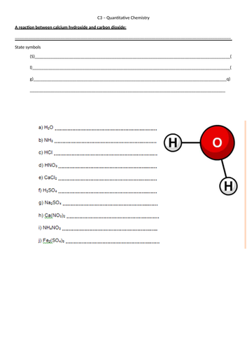 GSCE AQA chemistry revision c1-c6 | Teaching Resources