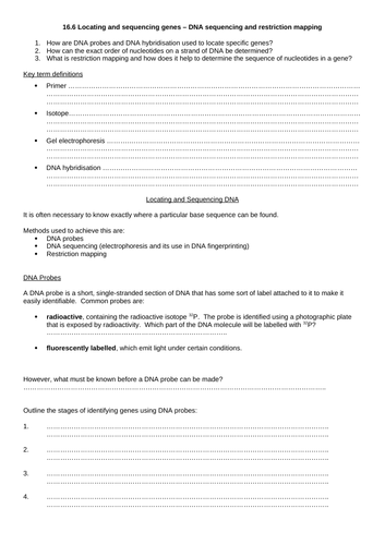 6.3 Manipulating Genomes | Teaching Resources