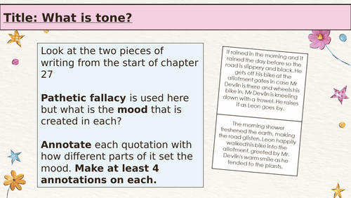 My Name is Leon Scheme | Teaching Resources