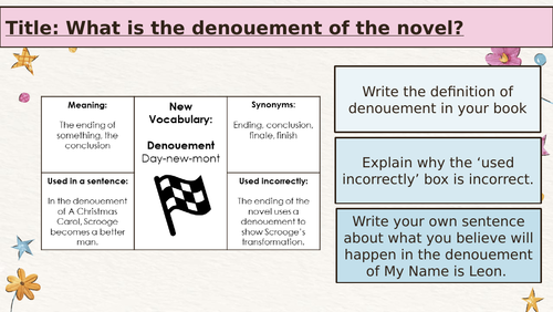 My Name is Leon Scheme | Teaching Resources