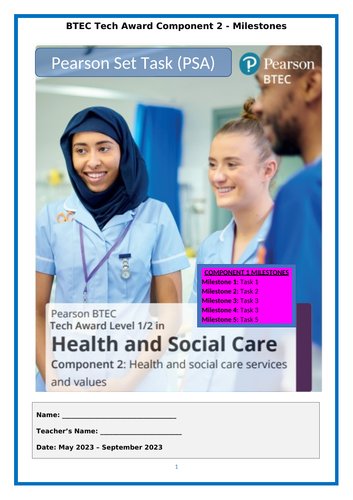 *NEW* Tech Award 22 HSC - Component 2 LAA | Teaching Resources