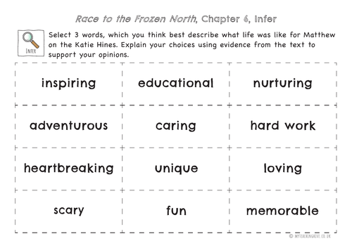 KS2 - Race to the Frozen North - Whole Class Reading - Year 5, Year 6 ...