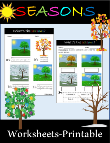 Seasons worksheets | Teaching Resources