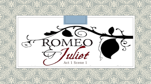 Romeo and Juliet act 1 lessons | Teaching Resources