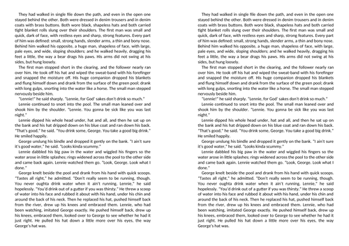 Of Mice and Men chapter 1 lessons | Teaching Resources