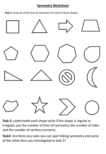 Complete Unit of Work for Symmetry. Large bundle. | Teaching Resources
