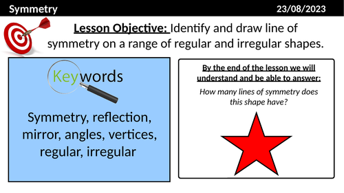Complete Unit of Work for Symmetry. Large bundle. | Teaching Resources