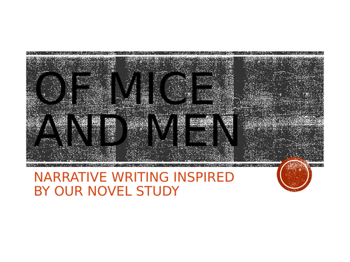 Of Mice and Men chapter 5 lessons | Teaching Resources