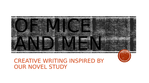Of Mice and Men chapter 5 lessons | Teaching Resources