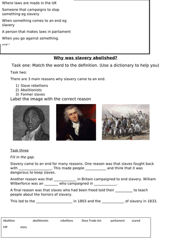 Why was slavery abolished? | Teaching Resources