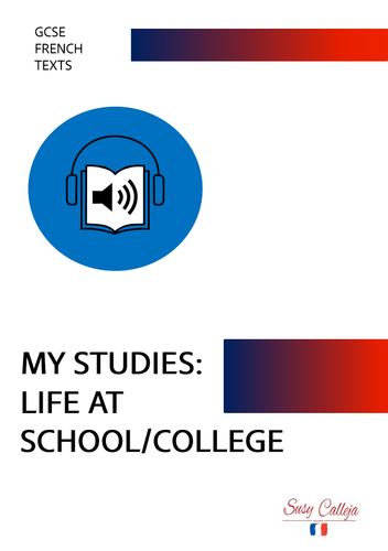GCSE French - My studies_Life at school/college | Teaching Resources