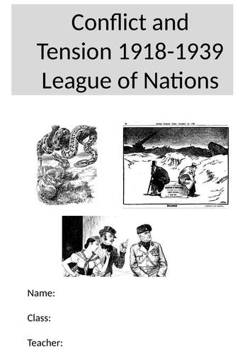 AQA Conflict and Tension 1918-1939: League of Nations: Revision Guide ...