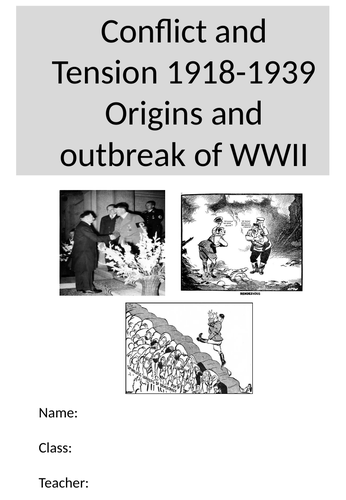 AQA Conflict and Tension 1918-1939: World War Two Revision Guide ...