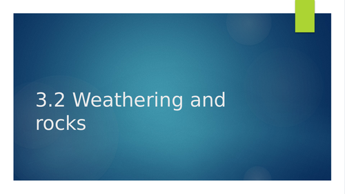 Topic 3: Rocks & Weathering - AS Geography Unit Pack (CIE) | Teaching ...