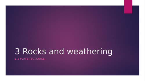 Topic 3: Rocks & Weathering - AS Geography Unit Pack (CIE) | Teaching ...