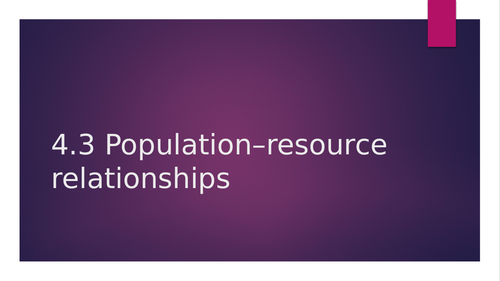 Topic 4: Population - AS Geography Unit Pack (CIE) | Teaching Resources