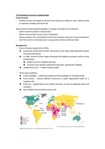 Topic 4: Population - AS Geography Unit Pack (CIE) | Teaching Resources