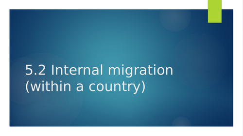 Topic 5: Migration - AS Geography Unit Pack (CIE) | Teaching Resources