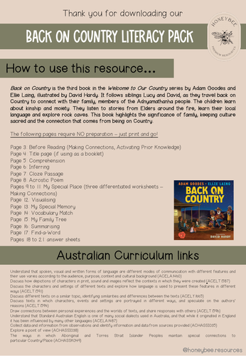 Back on Country - Adam Goodes & Ellie Laing - First Nations Literacy ...