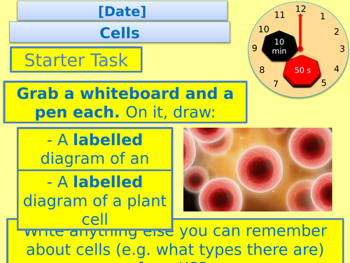 AQA Biology Unit 1 - L1 Cells | Teaching Resources