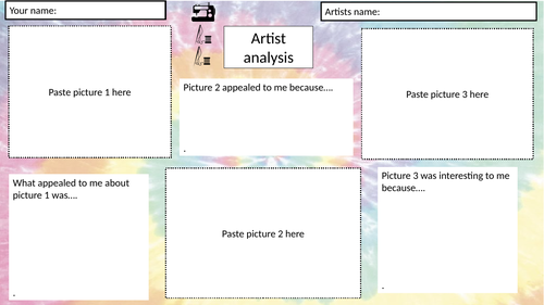 Artist analysis for GCSE Textiles | Teaching Resources
