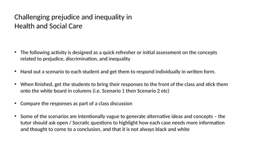 Equality, Diversity, Inclusivity - Challenging Prejudice | Teaching ...