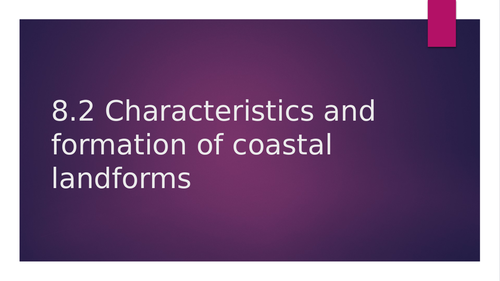 CIE A2 Geography - Topic 8: Coasts - Powerpoints | Teaching Resources
