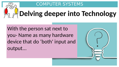 Computer Systems Unit of work/SOL | Teaching Resources