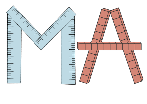 Maths display lettering | Teaching Resources