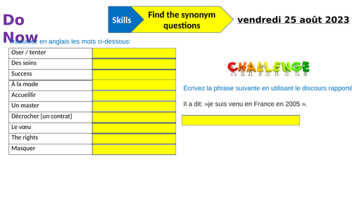 3. Various activities on skills paper 1 French A level | Teaching Resources