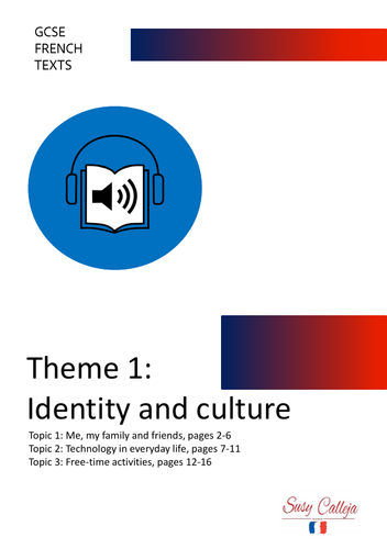 GCSE French-Theme 1: Identity and culture | Teaching Resources