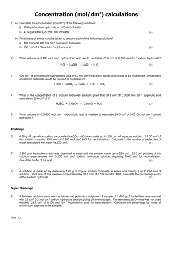 Structure 1.4 - The mole. New 2025 Syllabus Full Lessons. IB Chemistry ...