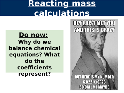 Structure 1.4 - The mole. New 2025 Syllabus Full Lessons. IB Chemistry ...