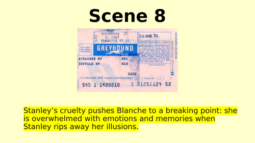 A Streetcar Named Desire: Scenes 7 and 8 | Teaching Resources