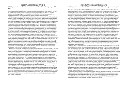 A Streetcar Named Desire: Notes on Scene 9 | Teaching Resources