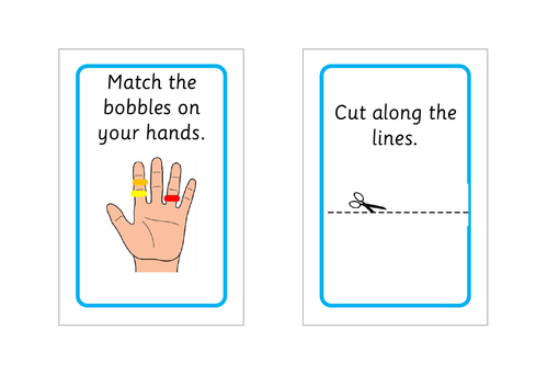 Fine motor cards | Teaching Resources