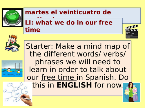 Mi tiempo libre - free time | Teaching Resources